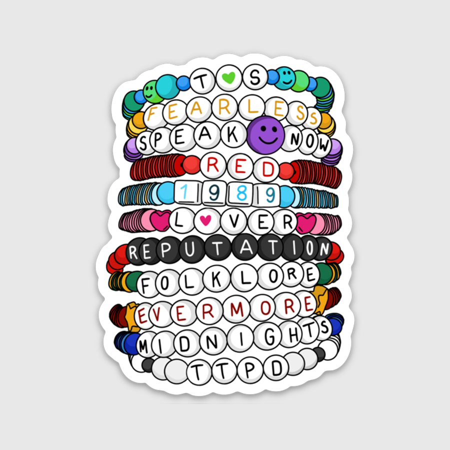 Brittany Paige - Eras Friendship Bracelets Sticker (Updated W/ New Era ...