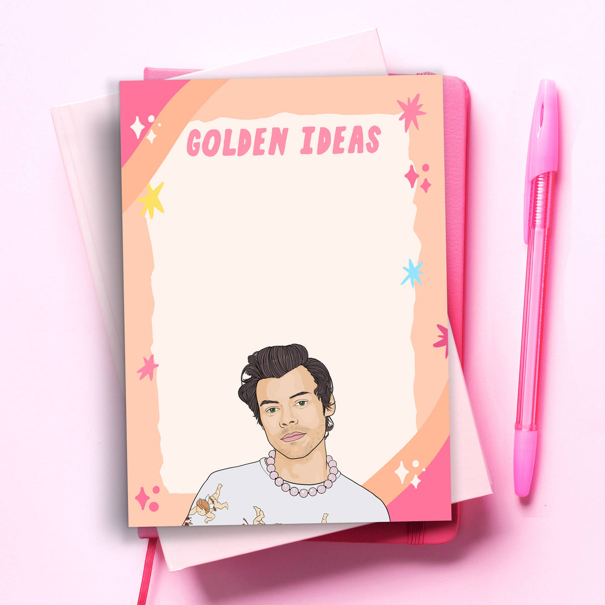 Pop Cult Paper - Harry Styles Notepad - Pop Culture To Do List Planner ...