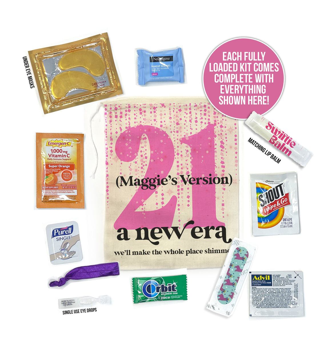 21st birthday eras party kit bags a new era 21st birthday kit party fa ...